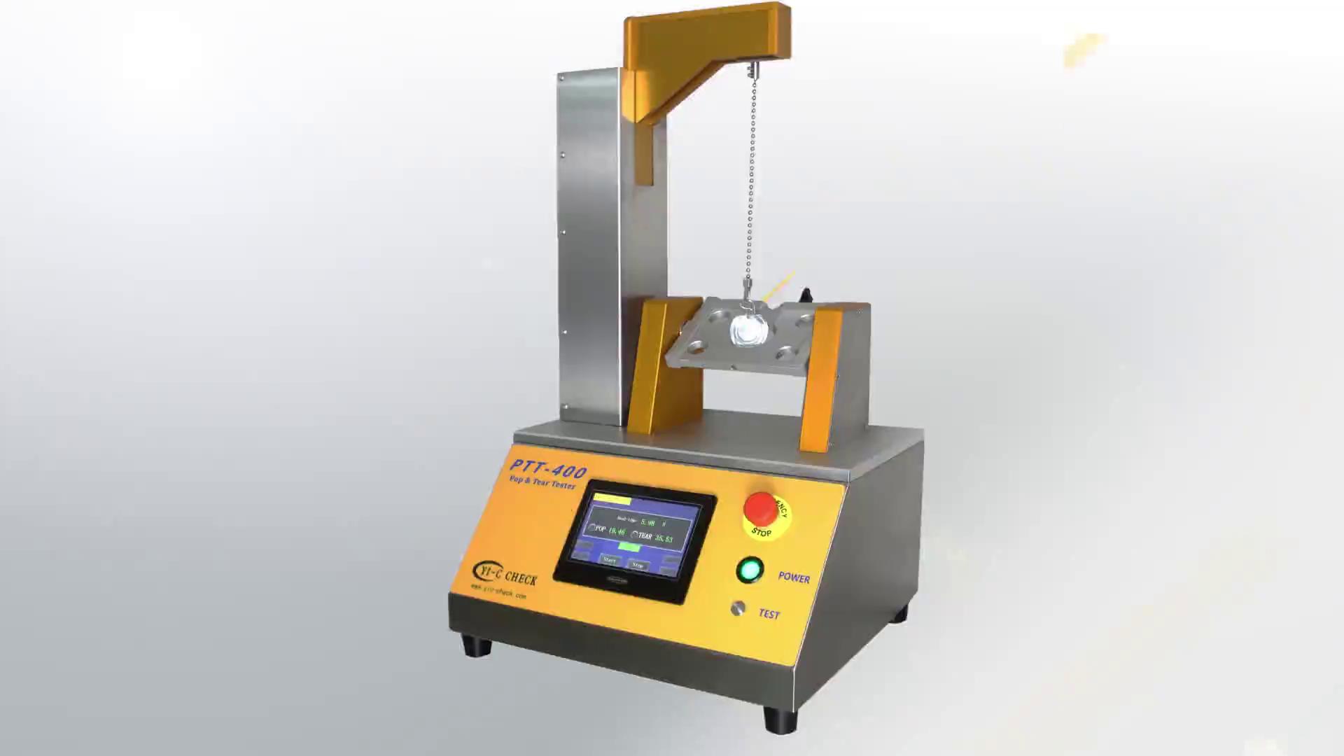 PTT-400 Pop & Tear Tester - YI-C CHECK INSTRUMENT